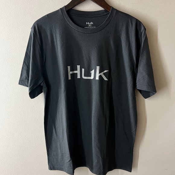 Huk | Shirts | Huk Logo Volcanic Ash Tee | Poshmark